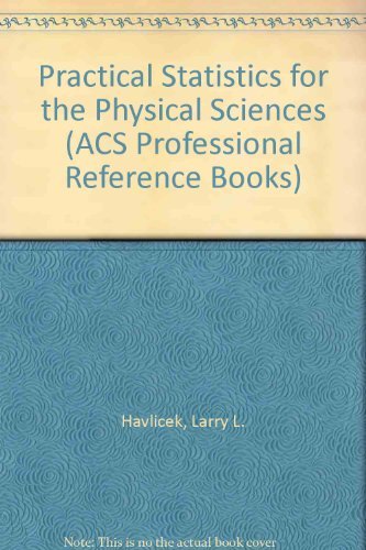 Amazon.com: Practical Statistics for the Physical Sciences (ACS ...