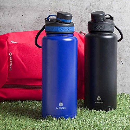 Manna Ranger Pro 40oz Water Bottle - Blue/Black : Amazon.in: Home & Kitchen