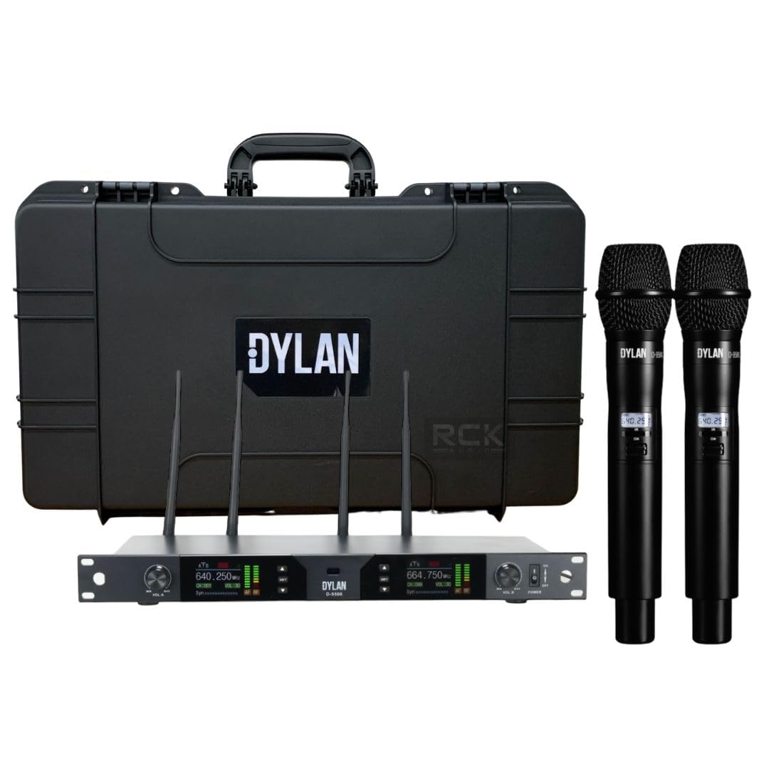 Microfone Sem Fio Dylan D-9500 : Amazon.com.br: Instrumentos Musicais