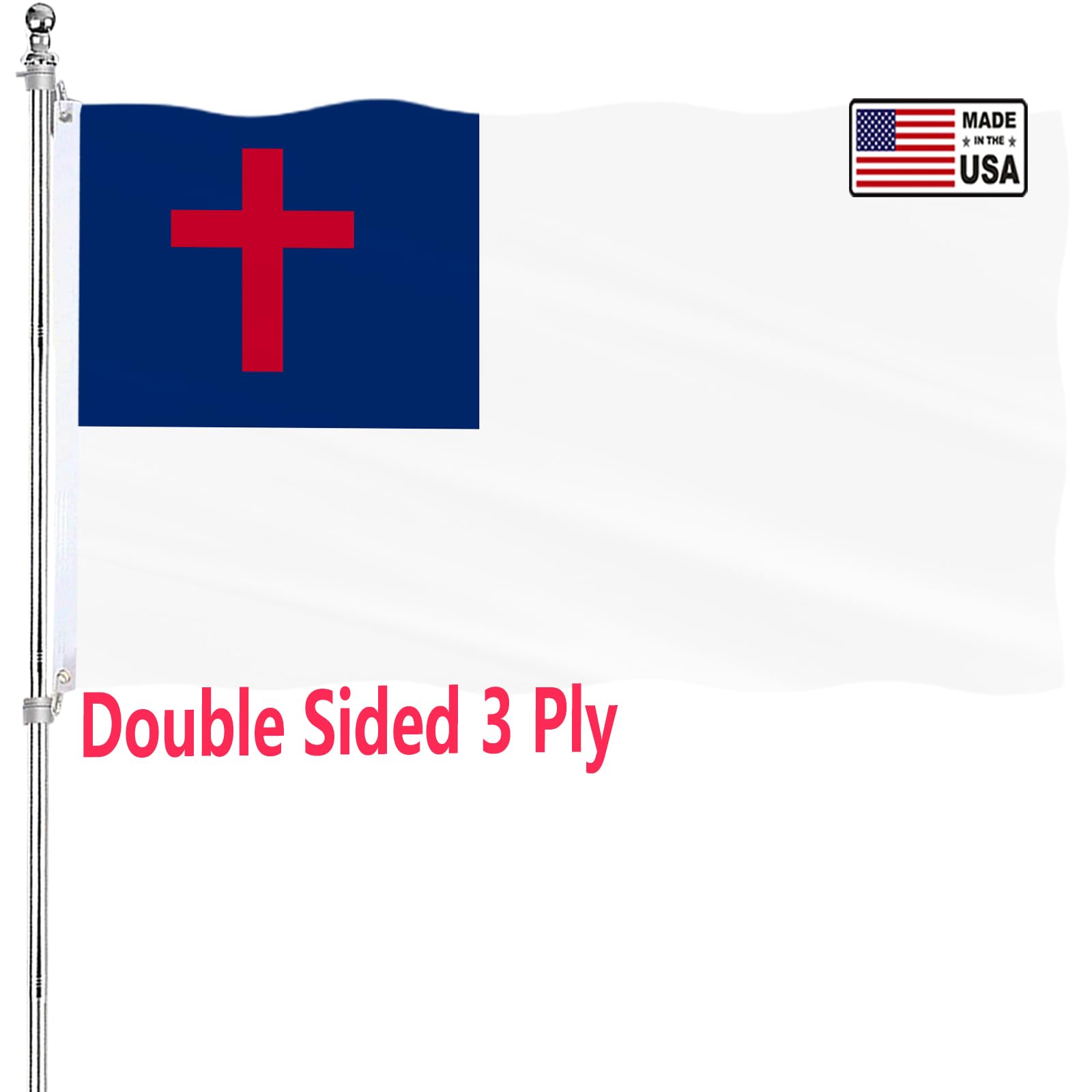 Christian Flag Printable Christian Flag 3x5 Ft Religious Flags