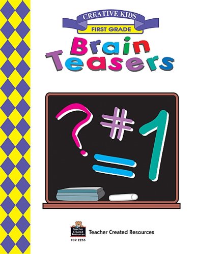 Brain Teasers, Grade 1 Workbook: Michael Levin: 9781576902554: Amazon ...