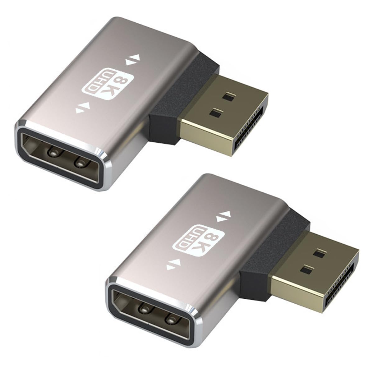 Amazon.com: 8K DisplayPort 1.4 Coupler Adapter, 90 Degree Right Angle ...