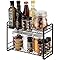 Craftland Wrought Iron Countertop/Cabinet 2 Tier Kitchen Organiser ...