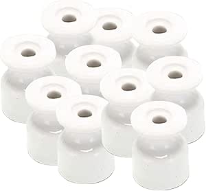 Amazon.com: predolo 10 Pieces Porcelain Insulators Electrical ...