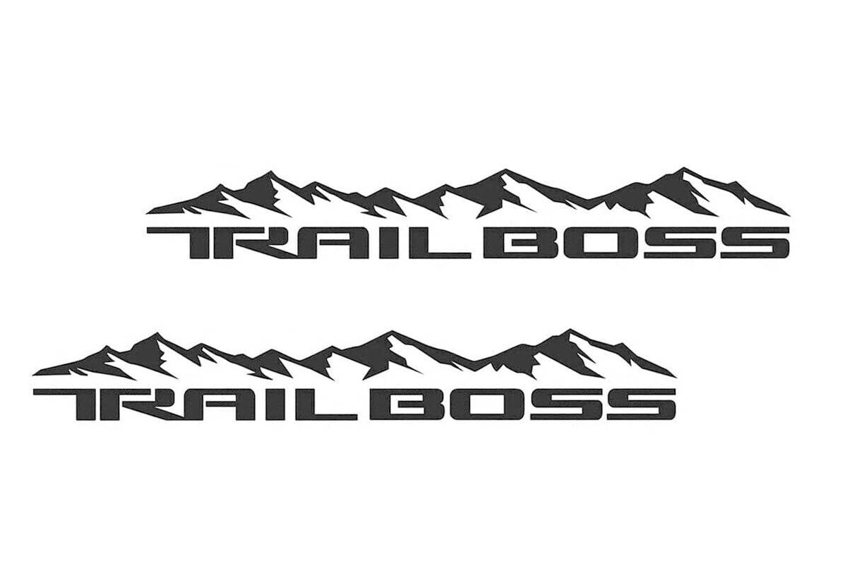 Amazon.com - 2Pc Mountain Trail Boss Decals Stickers Replacement for ...