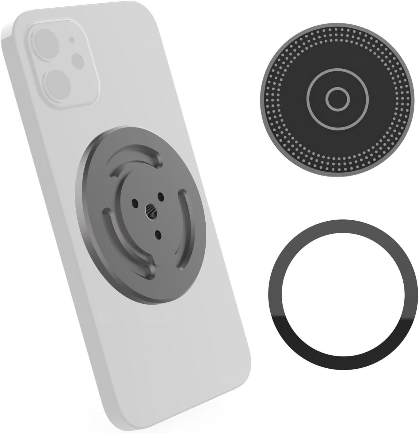 Amazon.com: Magnetic Phone Tripod Mount Adapter with 1/4 Threaded ...
