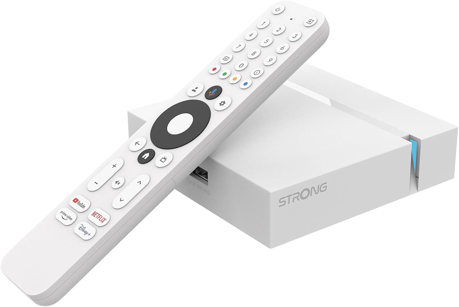 STRONG - 4K UHD Android TV Streaming Box - Leap-S3+ - Chromecast Built-in - Google Voice ...