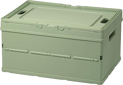 Amazon.com - Joytwo Camping Storage Box Bins with Lids Collapsible and ...