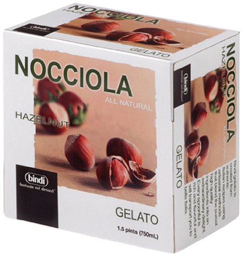Amazon.com: Bindi All Natural Hazelnut Gelato, 24 oz (Frozen) : Grocery ...