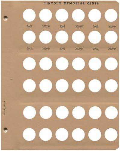 Amazon.com: Dansco Update Page #8 for Lincoln Cents Album #7100 ...