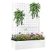 Amazon.com : Elevens Metal Planter with Trellis, Trellis with Planter Box & Privacy Screen ...