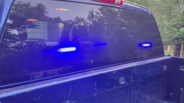 Watch AINBIN 2x 10.7 inch Emergency Strobe Lights 24 LED Red Blue ...