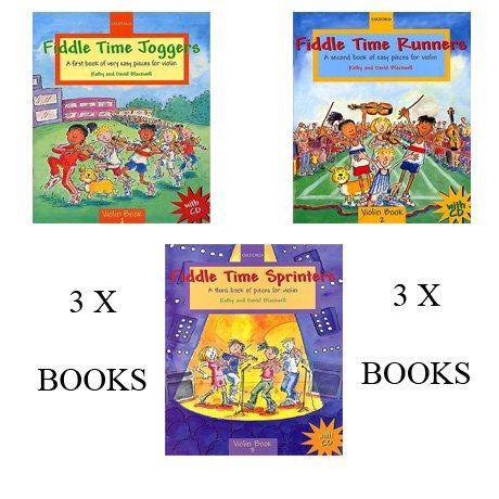 Fiddle Time Runners, Violin For Beginners Complete Set Books 1,2,3 ...