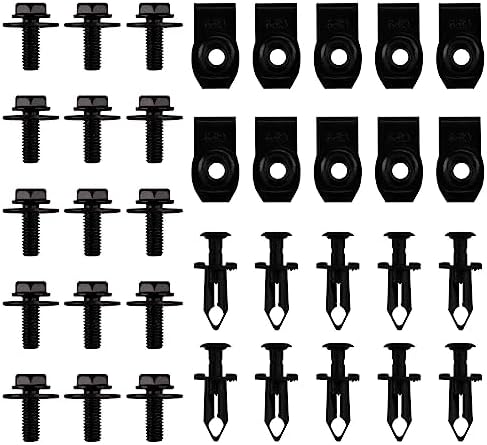 Amazon.com: homfanseec 35pcs Safety Push Retainer Fastener Splash ...