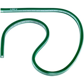 Linex - Flexi Curve Graduated Ruler 50cm: Amazon.co.uk: Office Products