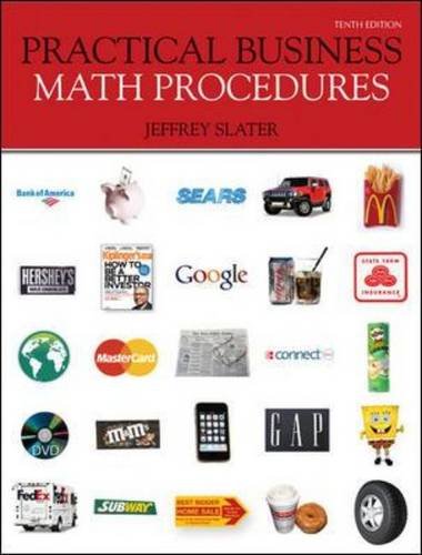 Practical Business Math Procedures: Jeffrey Slater: 9780073377537 ...