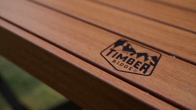 Watch Timber Ridge Folding Camping Table Adjustable Height on Amazon Live