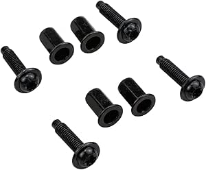 RLB-HILON Tailgate Molding Cap Hardware Kits (4PCS Screw Bolts and 4PCS ...