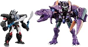Transformers Beast Wars BWVS-01 Optimus Primal vs. Megatron 2-Pack ...