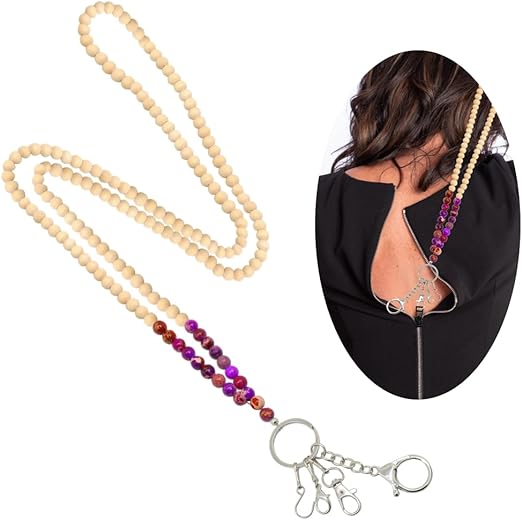 Amazon.com: LuReen Zipper Helper Pull for Dresses with 4 Hook Types ...