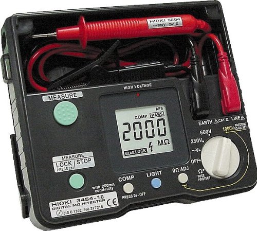 Hioki 3454-10 Digital Megohm Meter: Multi Testers: Amazon.com ...