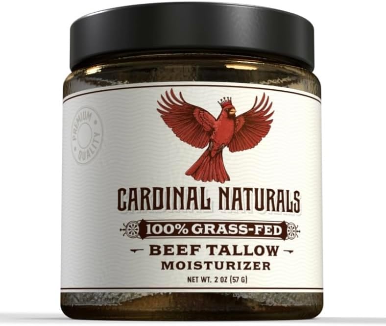 Amazon.com: Cardinal Naturals , Grass-Fed Beef Tallow Moisturizer ...