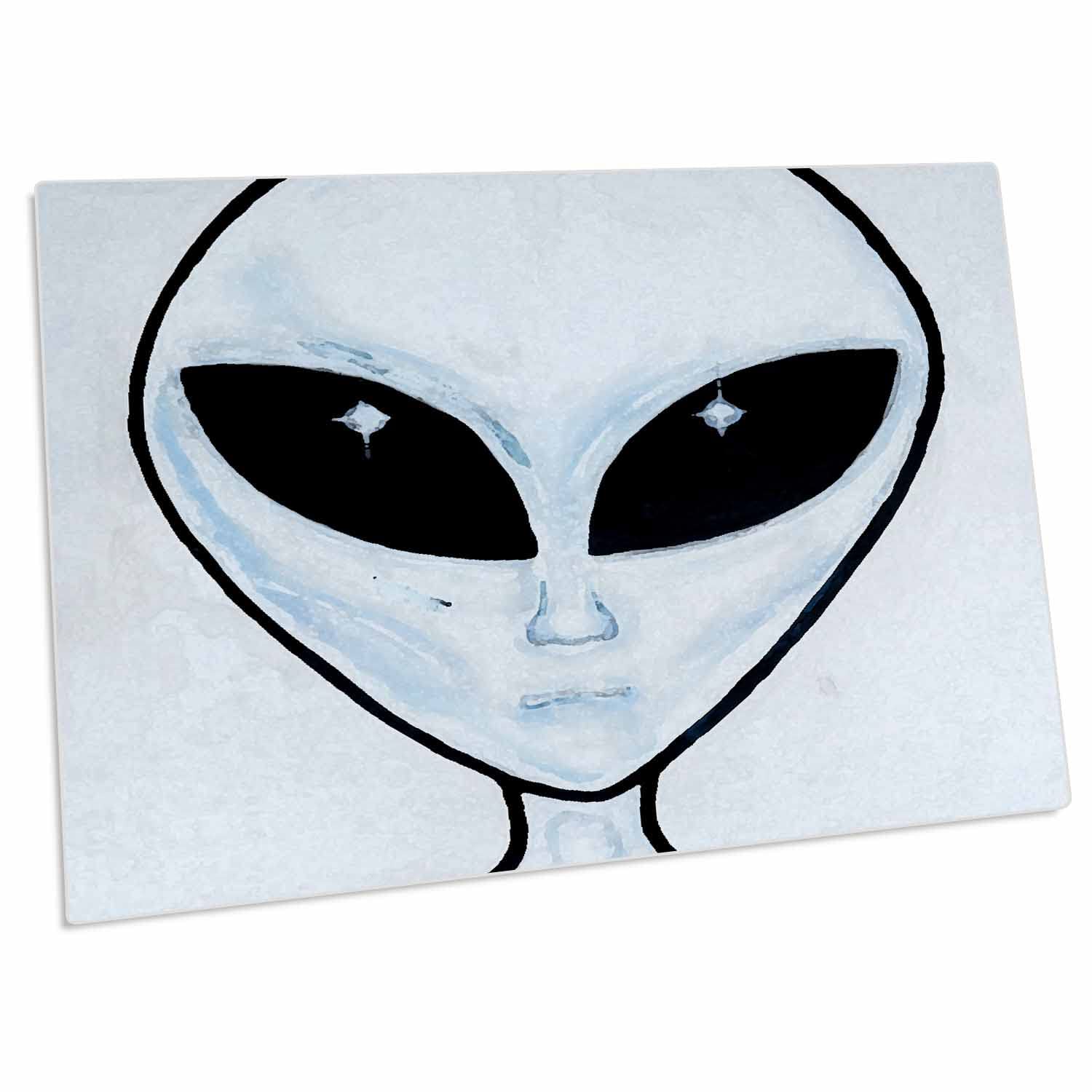 Alien Head Drawing