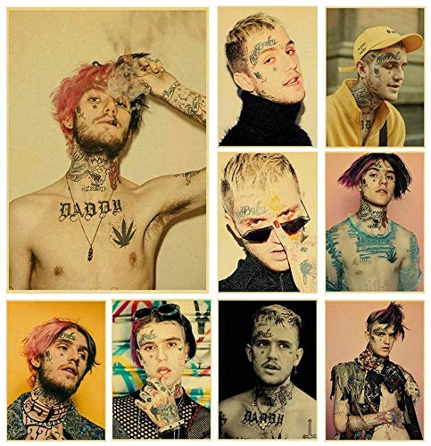 zolto Collection Lil Peep Music Rapper Singer Collage Related Poster 12 ...