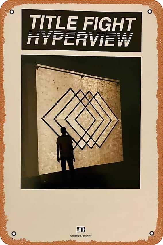 Amazon.com : Vintage Tin Signs Title Fight - Hyperview - Poster Metal ...