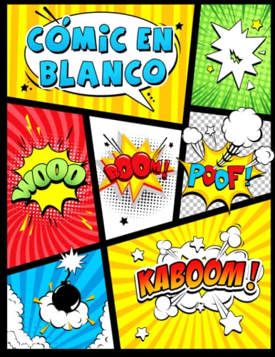 Cómic blanco: 120 plantillas diferentes adiciones gráficas.