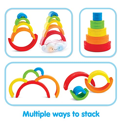 Snapklik.com : Musical Stack & Learn Rainbow - Stacking Activity Toy ...