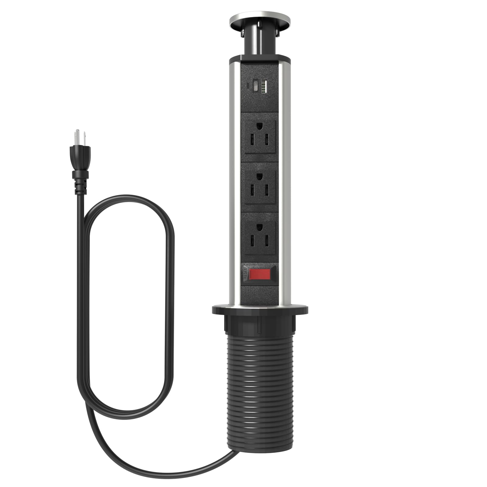 Fohfurniture Toma Electricos de Corriente desplegable emergente para ...