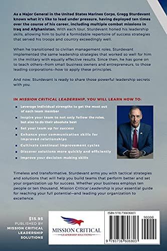 Snapklik.com : Mission Critical Leadership: Marine Corps Leadership ...