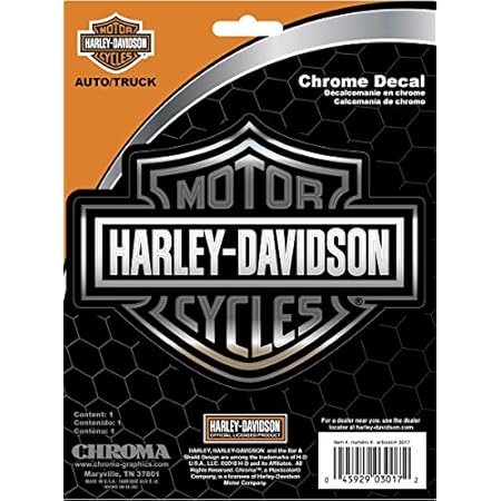 Amazon.com: Chroma Graphics Harley Davidson Classic Emblemz Decal ...
