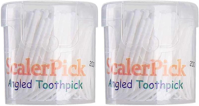 Amazon.com: Angled toothpick Scalerpick White Plastic Household Teeth ...
