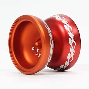 Amazon.com: iYoYo x hspin pyro X Yo-Yo - 7075 Aluminum- Modern Legendary YoYo (Orange/Red ...