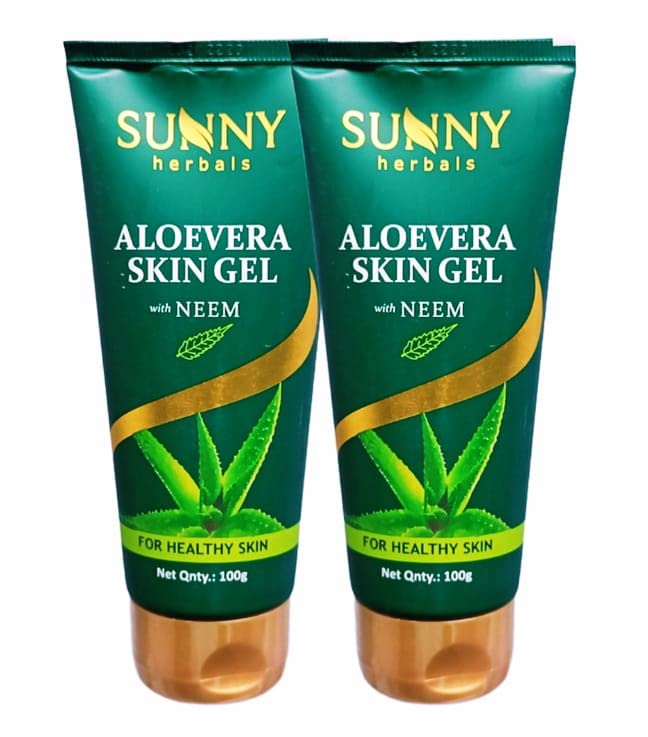 Sunny Harbal Aloevera Skin Gel With Neem For Healthy Skin Net Qnty ...