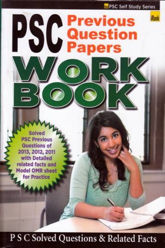 Buy PSC PREVIOUS QUESTION PAPERS WORK BOOK Book Online at Low Prices in ...