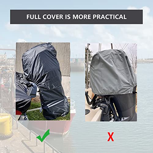 Snapklik.com : Outboard Motor Cover, 100-150 HP Boat Motor Cover ...