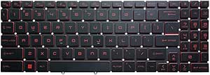 Amazon.com: Laptop Red Backlit Keyboard for MSI Creator Z16 HX Studio ...