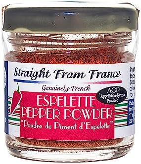 Amazon.com : Straight From France - Espelette Pepper powder from France ...