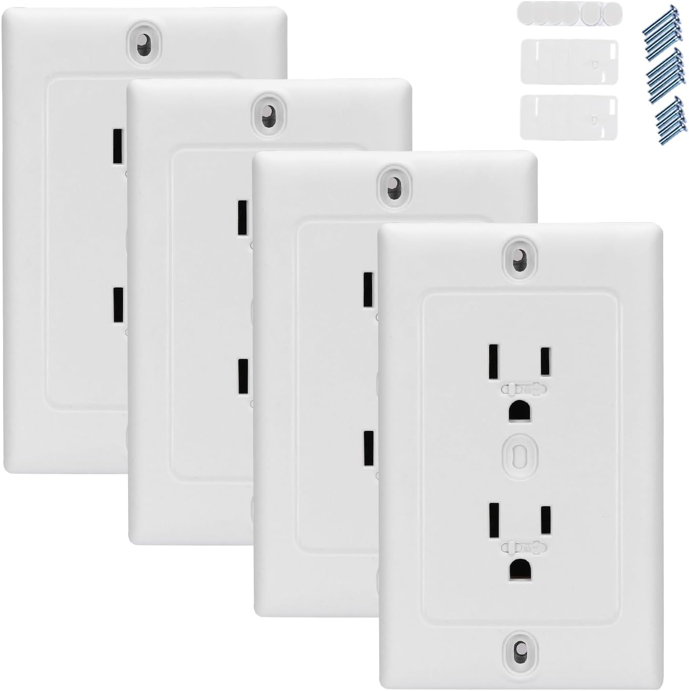 Amazon.com : Self-Closing Electrical Wall Outlet Covers for Baby ...