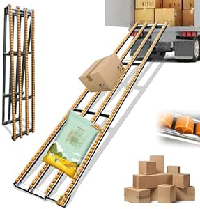 Amazon.co.jp: Temfeoh Gravity Conveyor Transport Roller Conveyor ...