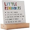 Amazon.com: Mental Health Gift for Women, Little Reminders Office Decor ...