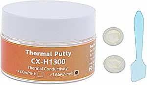 Amazon.com: honselia CX H1300 Thermal Putty, 13.5W/m.K Thermal Grease, 50g Non-Conductive Heat ...