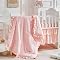 Amazon.com: 3 Pieces Tufted Crib Bedding Set with Ruffle Fringe, Beige ...