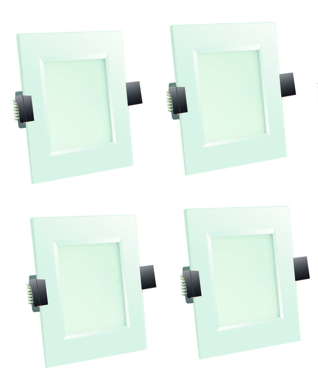 Buy Hyglow Linear 8 Watt,White Surface Finish,640lm Square Shape LED ...