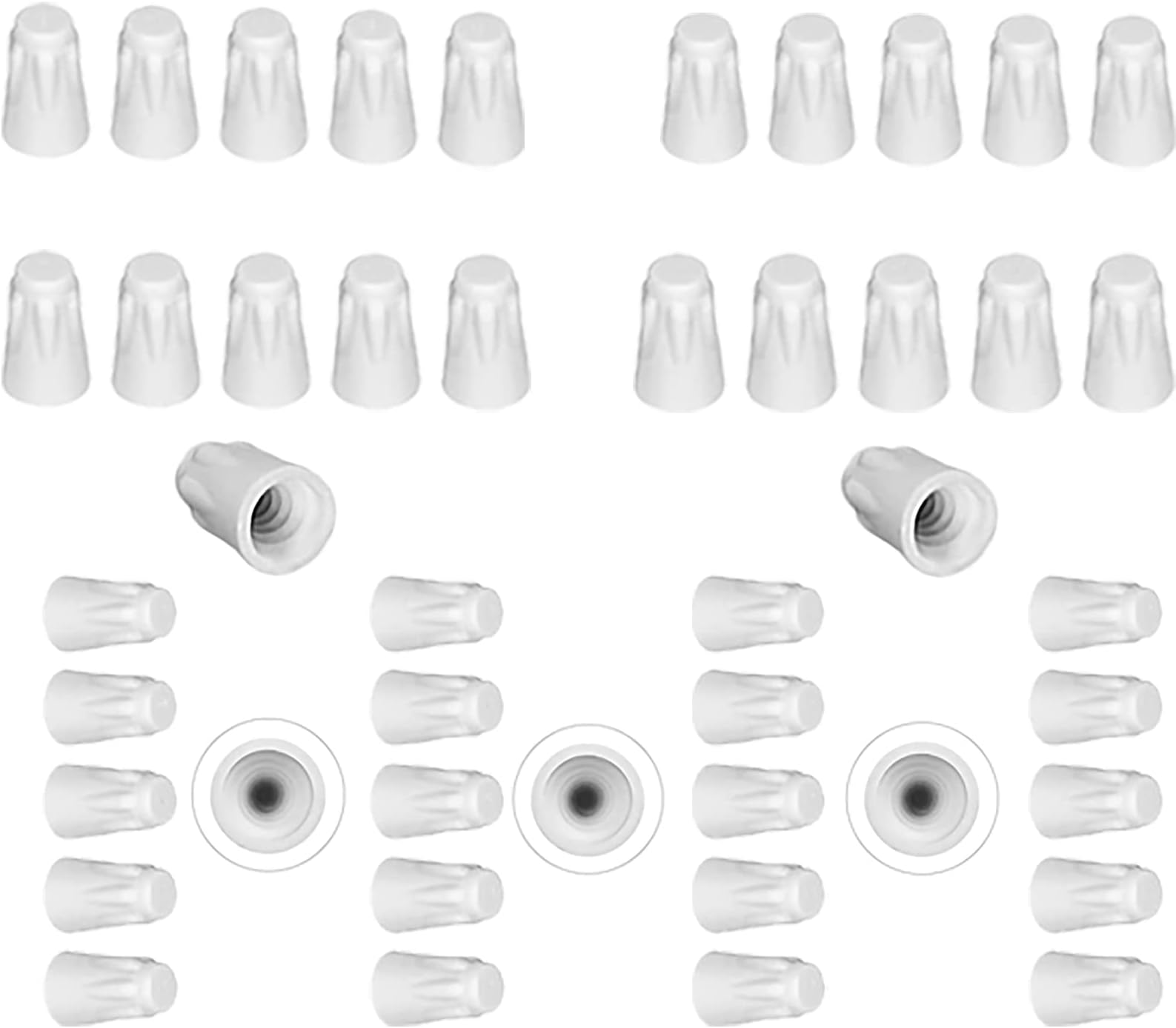 Amazon.com: 20 Pack Ceramic Wire Connector - Large 18-8AWG, High Heat ...