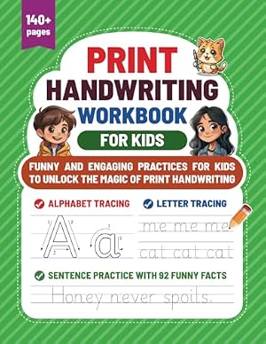 Cursive Handwriting Workbook For Kids: Fun and engaging practices for ...