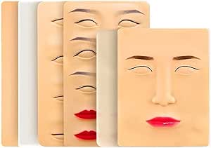 Amazon.com: Tiydiygo 5PCS 3D Make Up Practice Board Set,Silicone ...